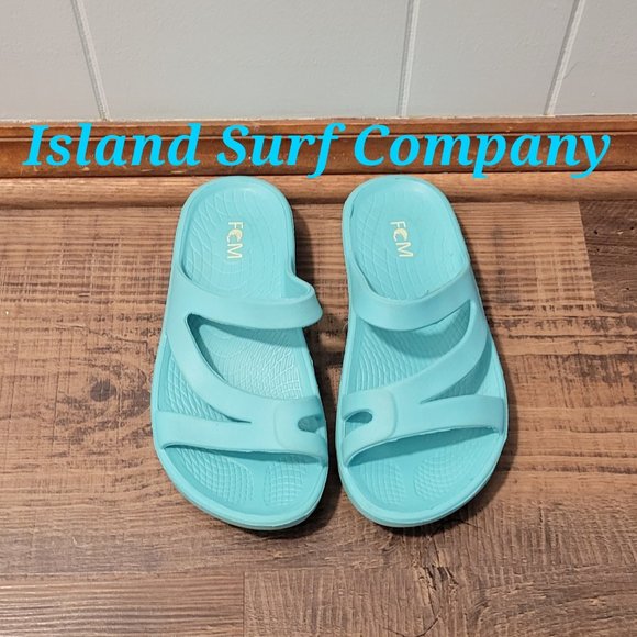 Island Surf Company | Shoes | Island Surf Co Turquoise Raised Arch ...